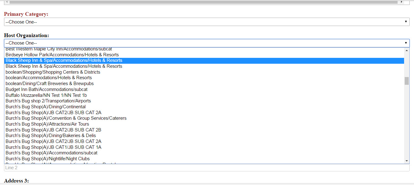 Calendar of Events: Account vs. Host vs. Venue | Granicus Support