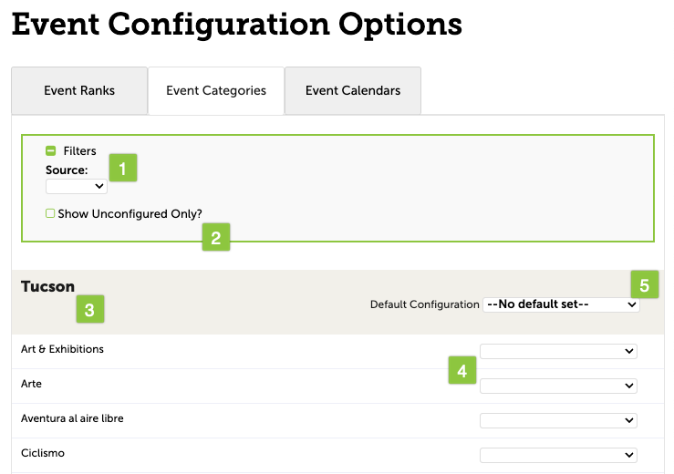 Data Aggregator: ﻿Configuring your Events | Granicus Support