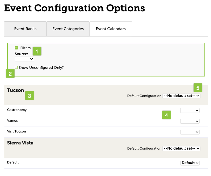Data Aggregator: ﻿Configuring your Events | Granicus Support