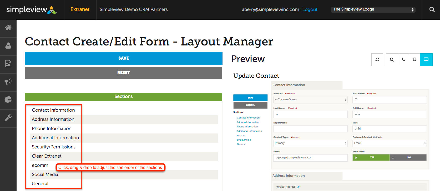 Extranet: Layout Manager | Granicus Support