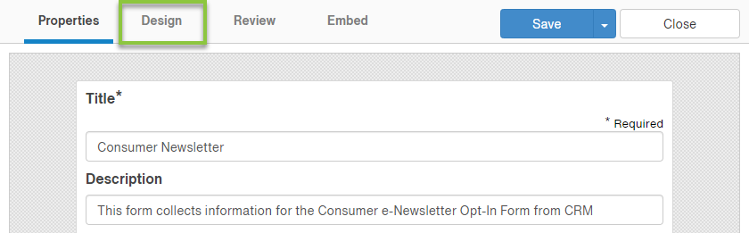 Connecting Act-On to your Simpleview CRM Form Builder | Granicus Support