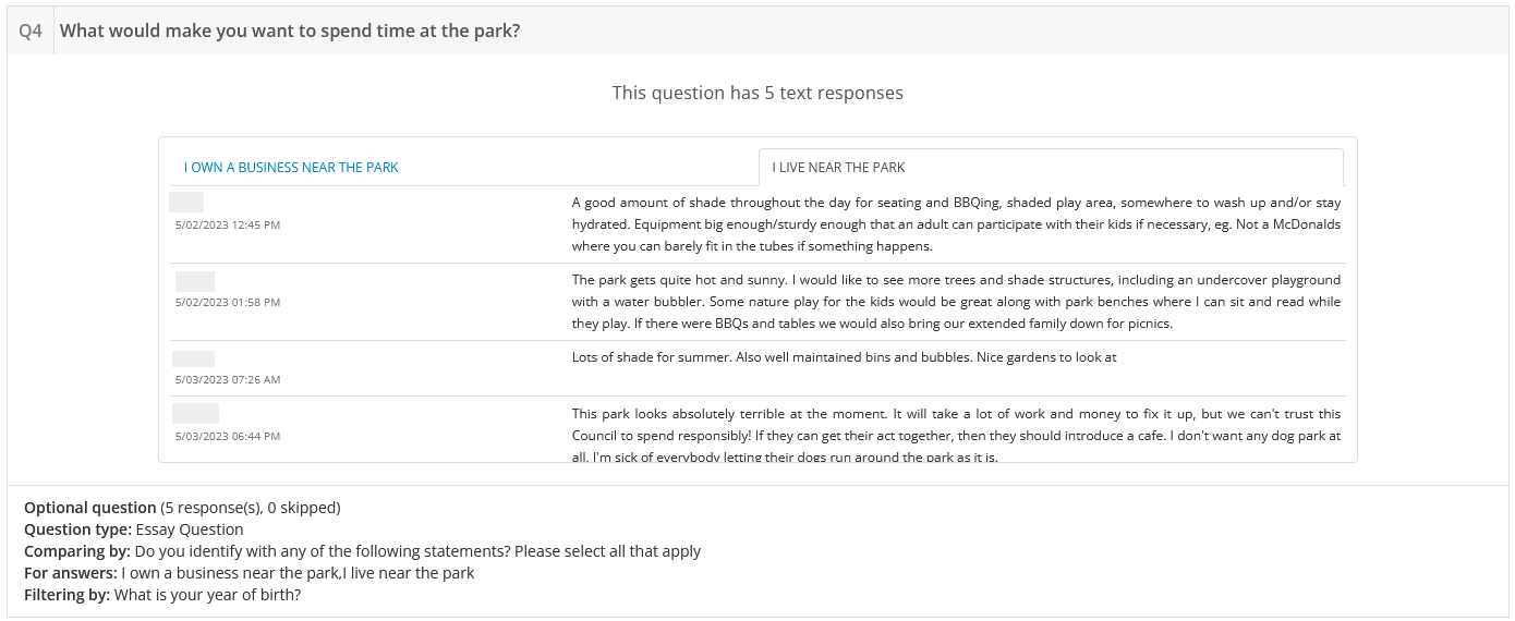Survey Analysis | Granicus Support