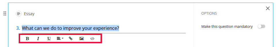 About the Survey Question Types | Granicus Support