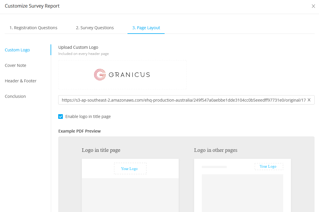 Customized Survey Reports | Granicus Support
