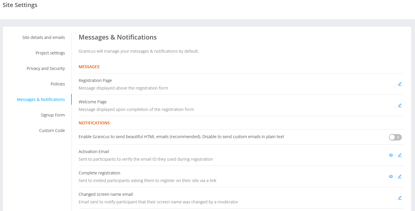Editing Moderation Emails | Granicus Support