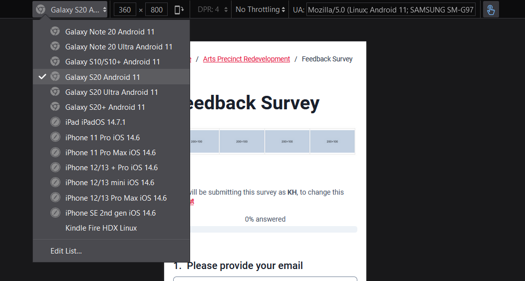 Test Your Survey on Multiple Devices | Granicus Support