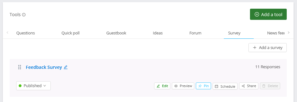 Pin Your Survey | Granicus Support