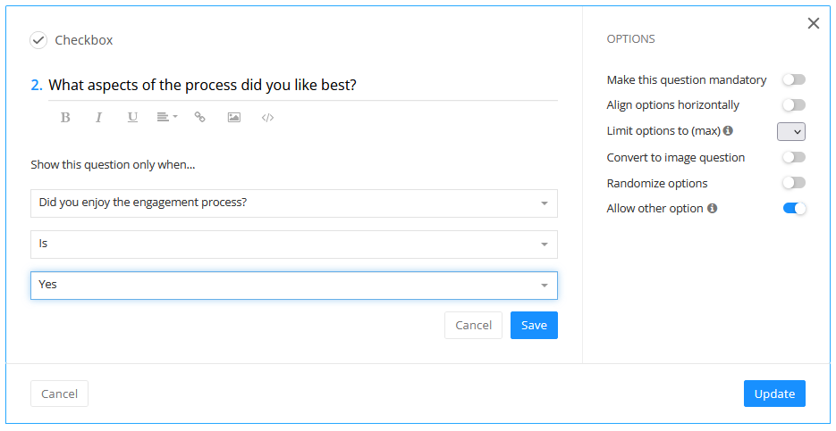 Use Conditional Logic in Your Survey | Granicus Support